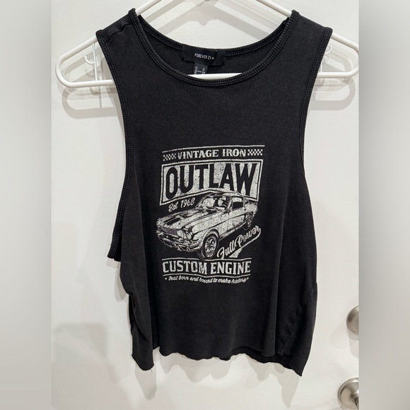 Tops | Outlaw Crop Tank Top 2x | Poshmark
